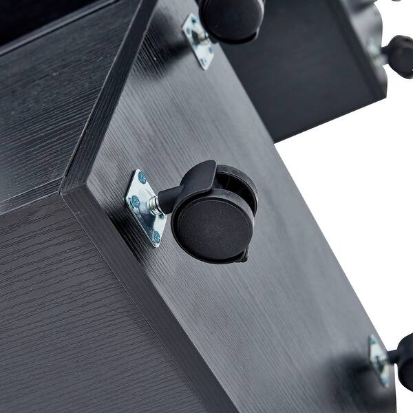 MDF Computer Desk with Drawers - Spacious Work Area for Home Office ...