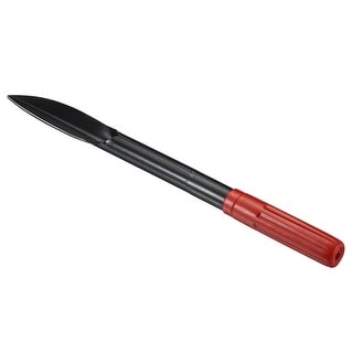15" Garden Trowel Leaf-Shaped Shovel Pointed Gardening Tools Black Red ...
