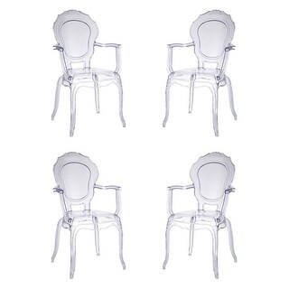 Acrylic Arm Chair (Set of 4) - Bed Bath & Beyond - 33884005
