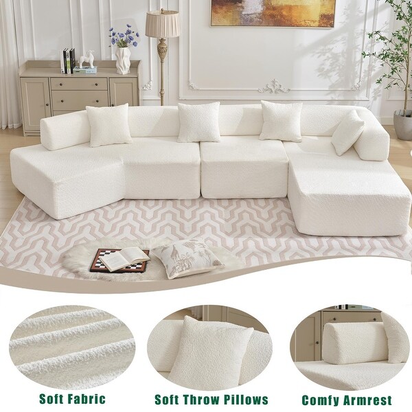 White modular sofa store
