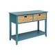 Console Table With Distinctive Finish For Modern Living Room Accent - Bed Bath & Beyond - 43851263