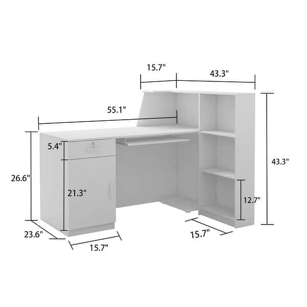 Reception Desk Reception Table Computer Desk Sece Secretary Table - Bed ...