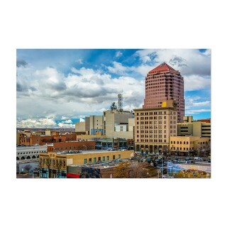 Albuquerque New Mexico Downtown Albuquerque Skyline Art Print/Poster ...