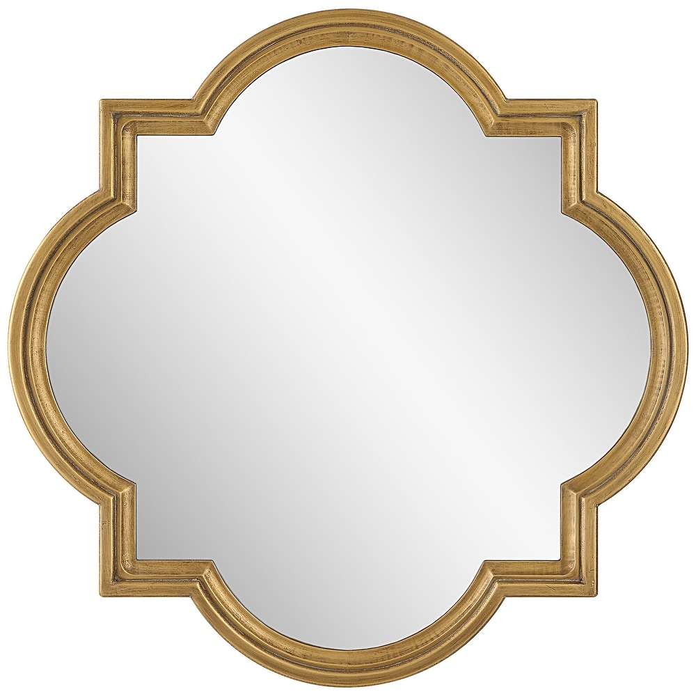 Silver Quatrefoil Mirror