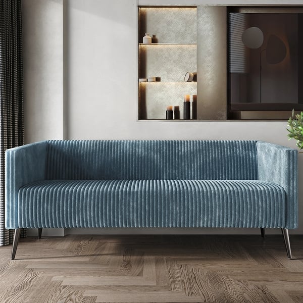 CraftPorch Corduroy Modern and Glamorous Velvet Upholstered Sofa - Bed ...