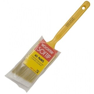 Wooster Q3208-2 Softip Angle Sash Nylon/Polyester Paint Brush, 2" - Bed ...