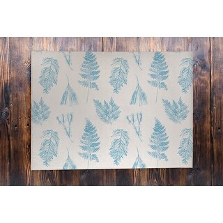 HAMMOND BLUE Outdoor Mat By Becky Bailey - Bed Bath & Beyond - 34350323