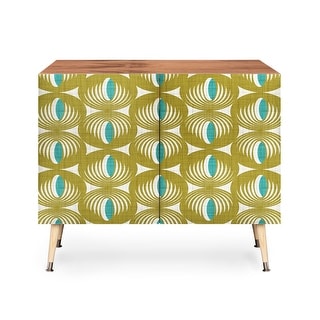 Heather Dutton Oculus Grey Made-to-Order Credenza Cabinet - Bed Bath ...