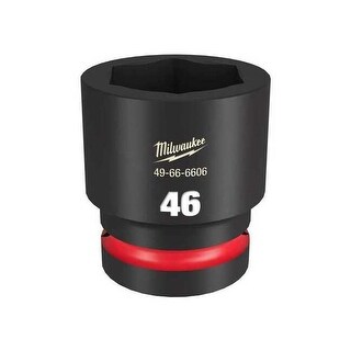Milwaukee Tool Standard Impact Socket,Steel,46 mm 49-66-6606 - 1 Each ...