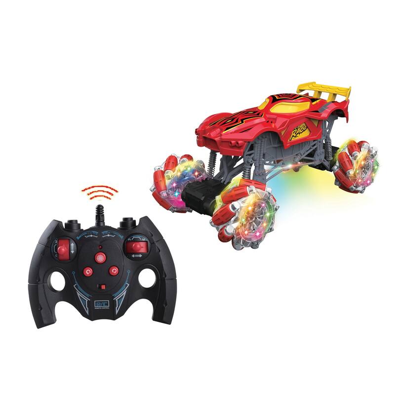Red Dragon Remote Control Stunct Racer Speed Car Rotating HeadLight and ...