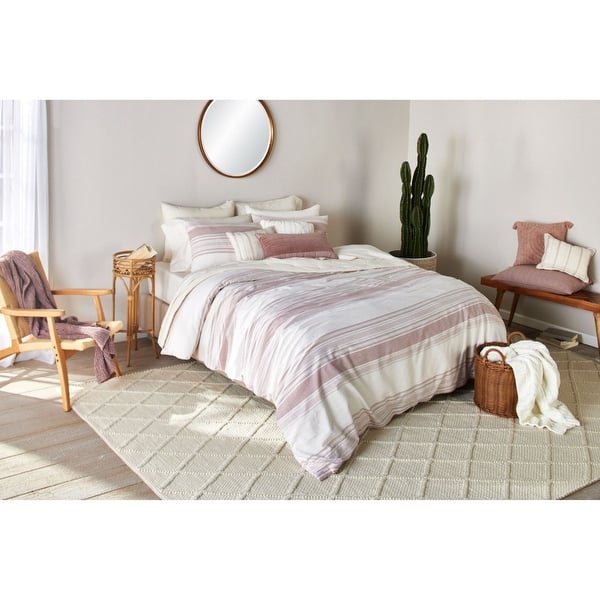 Splendid Tuscan Stripe 3 Piece Comforter Set - Bed Bath & Beyond - 37491378