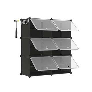 Interlocking Shoe Rack, Plastic Shoe Storage Cabinet, Modular Storage ...