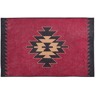 Park Designs Black Bear Red Dawn Washable Rug 24" X 38" - 2'x3'2" - Bed ...