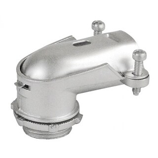 10 Pcs, 3/4 in. Die Cast Zinc Non-Insulated 90 Degree Squeeze Type ...
