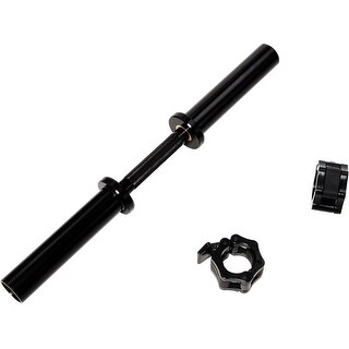 HulkFit 2-Inch Dumbbell Handle with Steel Hub, Single (Chrome) - Bed ...