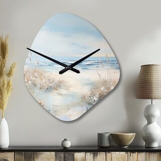 Coastal Ocean Charm In Winter - Coastal Ocean Wall Clocks in ...