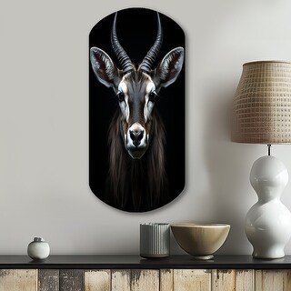 Designart - Animal Antelope Photo II - Antelope Metal Wall Art ...