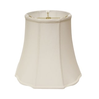 HomeRoots White Monay Shantung Silk Bell Lamp Shade - 18 - Bed Bath ...
