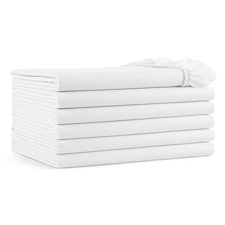 Host & Home Sateen Fitted Bed Sheets - Pack of 6 - 300 Thread Count ...