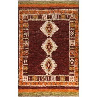 Tribal Geometric Berber Moroccan Oriental Wool Area Rug Hand-knotted ...