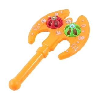 Child Axe Shaped Orange Handle Hand Shaking Rattle Toy - Bed Bath ...