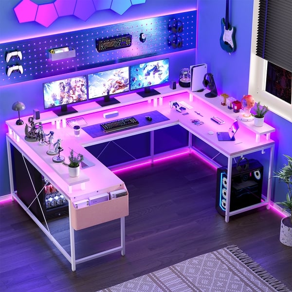 U Shaped Computer Gaming Desk - On Sale - Bed Bath & Beyond - 40104014