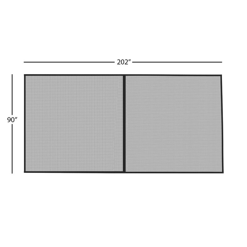 Magnetic Garage Screen Door - Heavy-Duty Fiberglass Mesh Insect and Bug ...