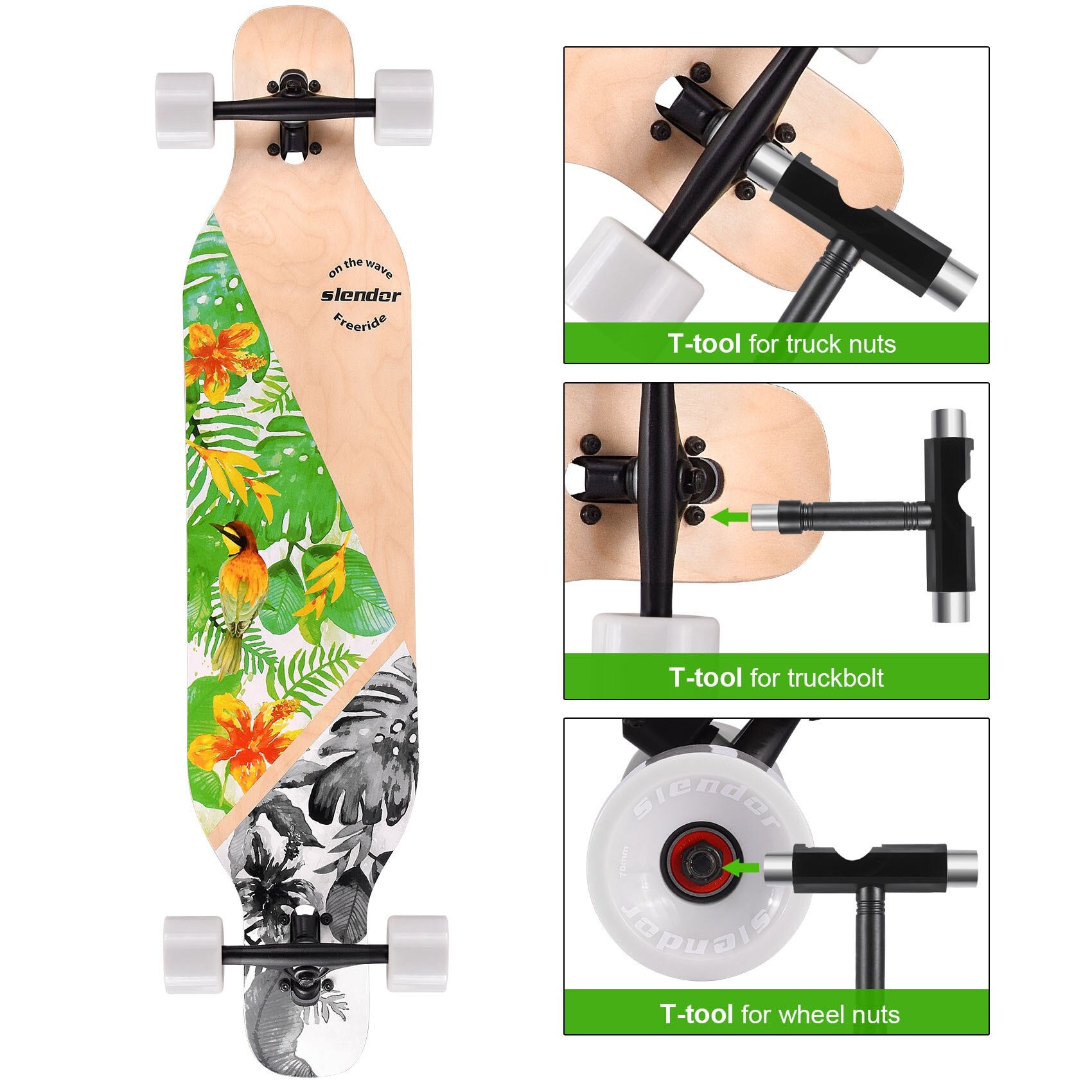 freeride longboard setup