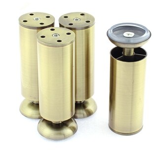 Furniture Bed Cabinet Adjustable Plinth Leg Support Bronze Tone 50 x ...