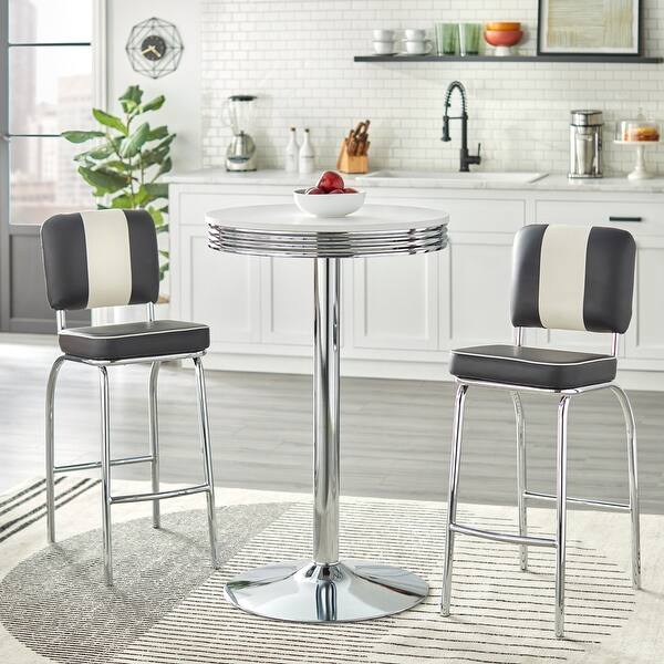 Simple Living Raleigh Retro 30" Bar Stool (Set of 2) - Bed Bath ...