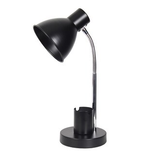 Simple Designs 16.22"Essentials Adjustable Metal Desk Task Lamp With ...