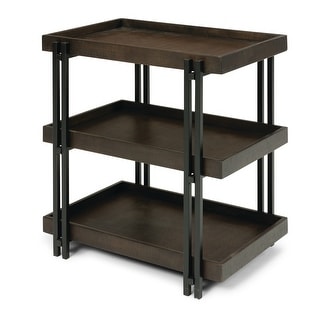 Prairie Brown Wood End Table by Flexsteel - 17" x 24" x 23" - Bed Bath ...
