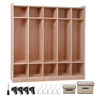 5-Section Classroom Coat Locker, 10 Cubbies for Classrooms - Bed Bath ...