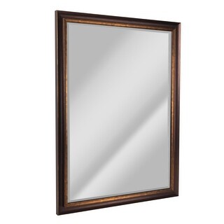 Beveled Bathroom Wall Mirror - Trio Oil Rubbed Bronze Frame - Trio Oil ...