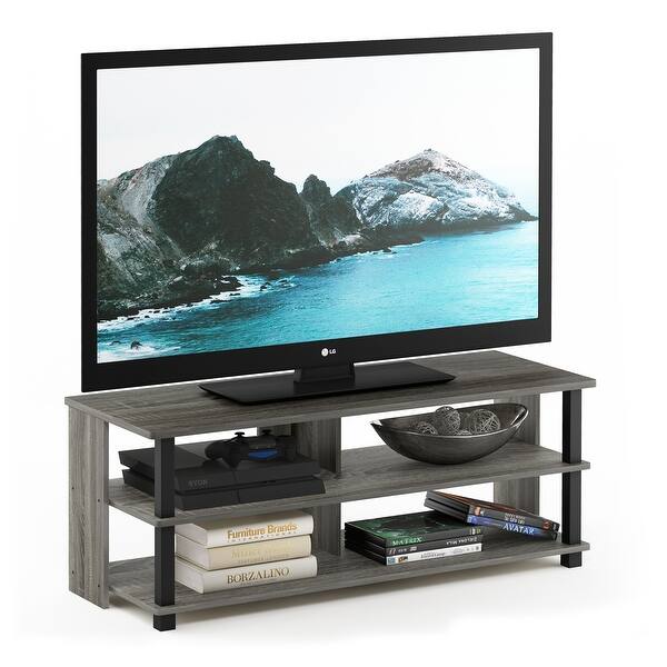 Porch & Den Shelby Wood 3-tier Modern TV Stand - On Sale - Bed Bath & Beyond - 25441549