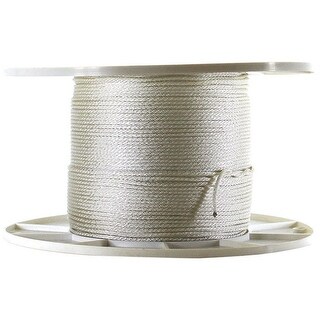 Wellington G1008S1000S Solid Braided Nylon Cord Spool, 1/8" x 1000 ...