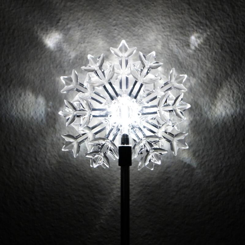 Alpine Corporation Outdoor Garden Stakes LED Lights (Set of 2 ...