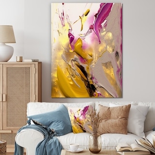 Designart "Early Morning Grace Abstract Expressionism" Abstract ...