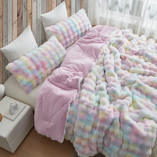 Sherbert Scoops - Coma Inducer® Oversized Comforter Set - Rainbow ...
