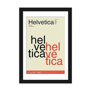 iCanvas "Helvetica Font Design" by Nordic Print Studio - Bed Bath ...