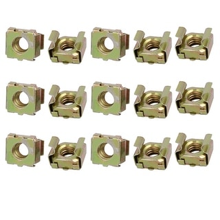 15pcs M6 65Mn Spring Steel Captive Cage Nut for Server Shelf Cabinet ...
