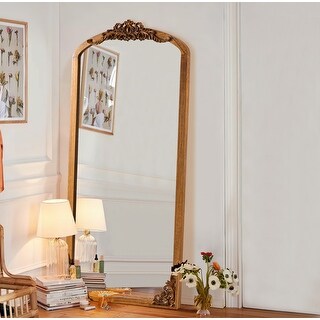 Modern Arched Full Length Aluminum Alloy Floor Mirror Standing Mirror ...