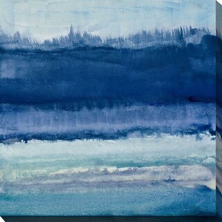 "Blue on Blue II" Print on Canvas - Bed Bath & Beyond - 36039011