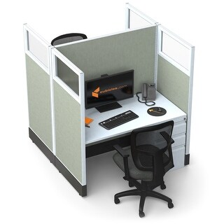 Cubicle Workstations 53H 2pack Cluster Powered - Bed Bath & Beyond ...