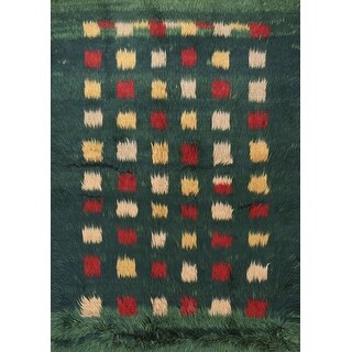 Ahgly Company Machine Washable Contemporary Dark Olive Green Area Rugs ...