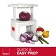 Ronco Veg-O-Matic, Fruit and Vegetable Chopper, Stainless-Steel Blades ...