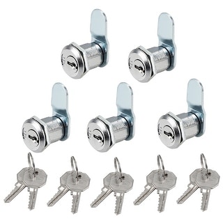 5pcs 20mm Cylinder 33mm Cam Zinc Alloy Cam Lock w Key, Keyed Alike ...