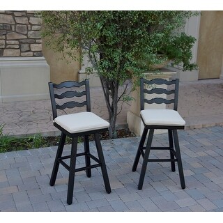 Napa Aluminum 30 Inch Swivel Bar Stool (set of 2) - Bed Bath & Beyond ...