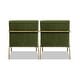 Aerin 24.5" Hammered Brass Velvet Accent Arm Chair - Bed Bath & Beyond ...