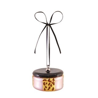 Leopard Hat Box Ornament - Bed Bath & Beyond - 35780626